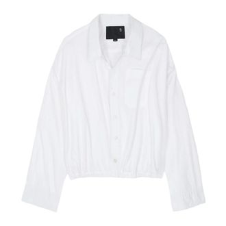 R13 Femme, Blouses et Chemises, Blanc, Taille: 40 FR Crossover Shirt