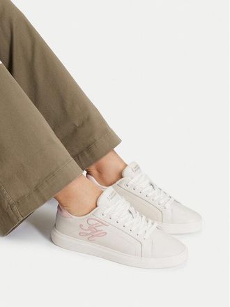 Tommy Hilfiger Sneakers Th Icon Court Script FW0FW09363 Wei&szlig;
