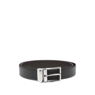 Emporio Armani Homme, Accessoires, Brun, Taille: ONE Size Ceinture R&eacute;versible en Cuir avec Boucle