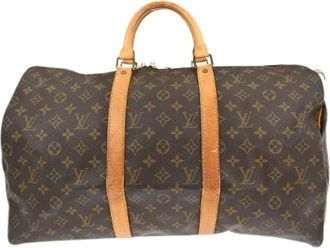 Louis Vuitton unisex, Pre-owned, Brun, Taille: ONE Size Sac Keepall Pre-owned