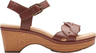 Clarks Damen Seannah Way Keilsandale, British Tan Lea, 40 EU