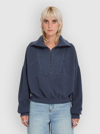 Volcom Reetrocity Quarter Half-Zip Sweater storm blue