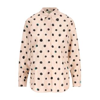 Fendi Falena Dots Shirt - - Blouses & Shirts - Damen - Wei&szlig; - S