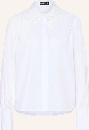van Laack Van Laack Hemdbluse Vl-Fjella-Appl Mit Spitze weiss