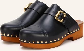 Chloé Clogs Jeannette Mit Nieten schwarz