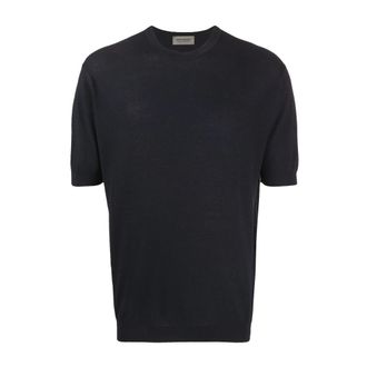 John Smedley Homme, Tops, Bleu, Taille: M Park T-shirt