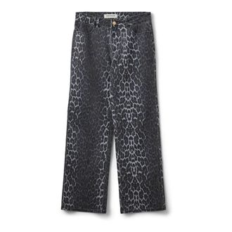 Sofie Schnoor Leopardenmuster Hose Blau - - Trousers - Damen - Mehrfarbig - S