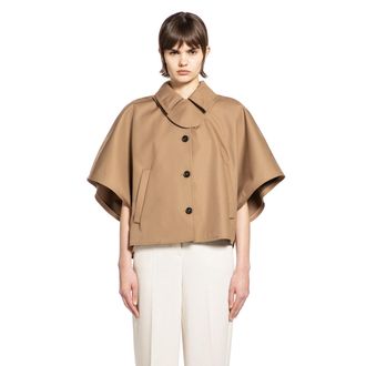 Max Mara Water-repellent Gabardine Cape