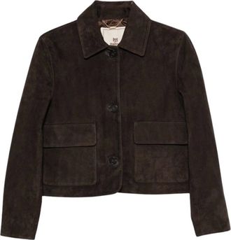 Mabrun Fenix Suede Jacket - Femme - Vestes - Brun - Taille: 44 FR