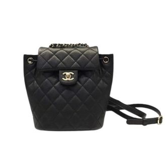 Chanel Pre-owned Vintage Backpack - Femme - Pre-owned - Noir - Taille: ONE Size