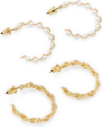 Au Printemps Paris Lot de 4 créoles