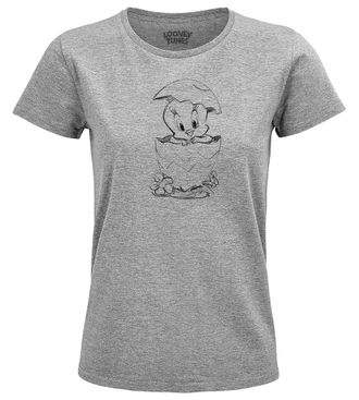 Cotton Division Damen Woloonets098 T-Shirt, Grau meliert, Large