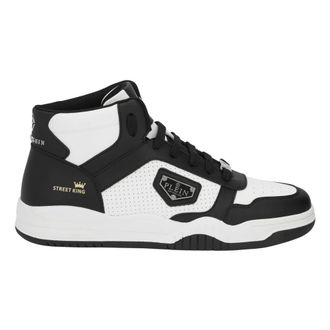 Philipp Plein unisex, Chaussures, Noir, Taille: 45 EU Street King Mid-Top Baskets