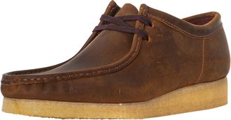 Clarks Herren Halbschuhe Wallabee Braun 44
