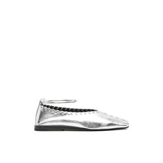 Jil Sander Ring Ballerina - - Shoes - Damen - Grau - 38 EU