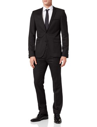 HUGO BOSS Men Herren Anzug Adris4/Heibo3 50302285, Gr. 94, Schwarz (Black 001)