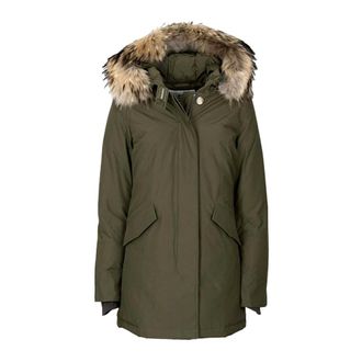 Woolrich Femme, Vestes, Vert, Taille: 36 FR Winter Vestes