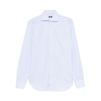 Barba Gestreiftes Hemd - - Shirts - Herren - Blau - 3XL