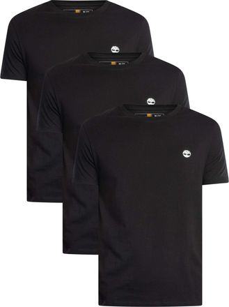 Timberland 3Er-Pack Schmale Dunstan River-T-Shirts, Schwarz