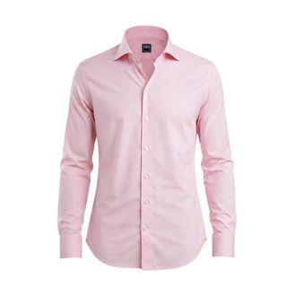 Fedeli Leichtes Hemd mit Print - - Shirts - Herren - Rosa - L