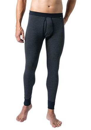 Schiesser Herren Unterwäsche blau Reine Baumwolle Gestreift