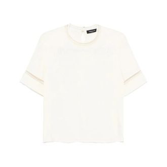 Fabiana Filippi Crepe de Chine Top - - Blouses & Shirts - Damen - Wei&szlig; - S