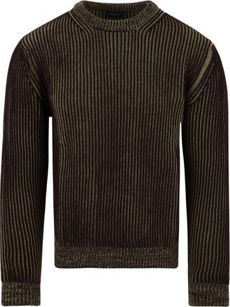 Drumohr Rippstrick-Pullover - - Knitwear - Herren - Mehrfarbig - M