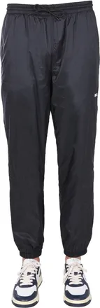 Msgm Nylon Joggers - Black