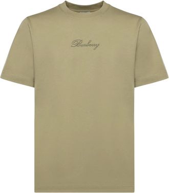 Burberry Homme, Tops, Vert, Taille: XL T-Chemises