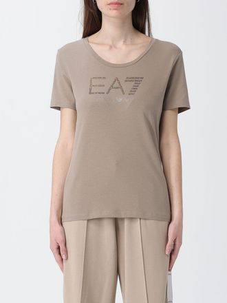 Emporio Armani T-Shirt EA7 Damen Farbe Beige