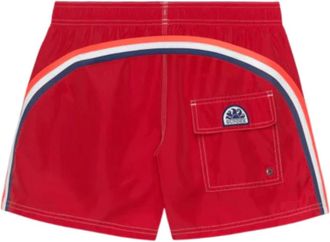Sundek Homme, Maillots de bain, Rouge, Taille: S Light Poly Swim Shorts