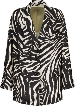 LA PRESTIC OUISTON Veste Blazer Tony Soie Z&egrave;bre