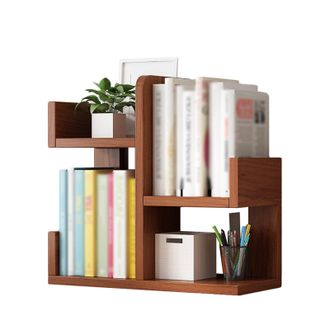 Generic Baumf&ouml;rmiges B&uuml;cherregal, Desktop-B&uuml;cherregal, B&uuml;cherregal, geeignet for die Aufbewahrung von B&uuml;chern und Zeitschriften in Heimb&uuml;ros(Color 2)