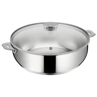 Lagostina Lagostina - 26 cm bratpfanne aus edelstahl + deckel 012138031826