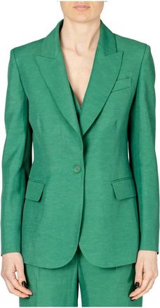 P.A.R.O.S.H. P.a.r.o.s.h., Femme, Vestes, Vert, Taille: 40 FR Raisa Blazer