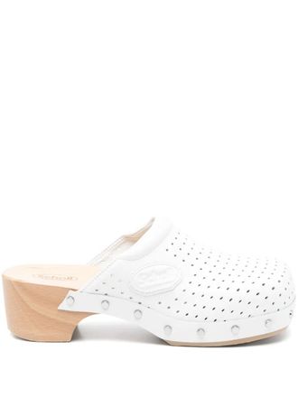 Balenciaga x Scholl mules 40 mm - Blanc