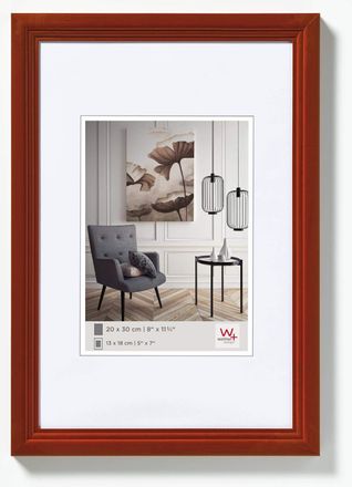 Walther Design Bilderrahmen haselnuss 18 x 24 cm Living Holzrahmen HY824P