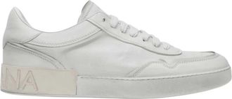 Dolce & Gabbana Baskets Portofino - Homme - Chaussures - Blanc - Taille: 40 1/2 EU