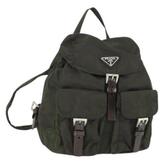 Prada Pre-owned Nylon Rucksack - - Pre-owned - Damen - Gr&uuml;n - ONE SIZE