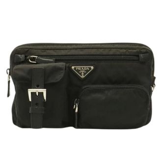 Prada Sac banane vintage Pre-owned - Femme - Pre-owned - Noir - Taille: ONE Size