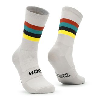 Hoff Fahrradsocken Herren & Damen - Leichte, Atmungsaktive & Blasenfreie Radsocken - Perfekt f&uuml;r Rennrad, MTB & Triathlon - Tourmalet Grey Wind - Size 44-4