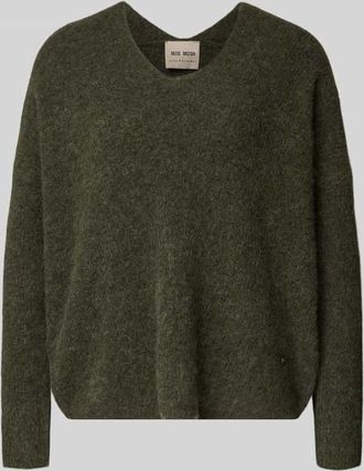 Mos Mosh Oversized Strickpullover mit gerippten Abschlüssen Modell THORA