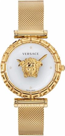 Versace Femme, Accessoires, Jaune, Taille: ONE Size Montre Palazzo Empire Greca