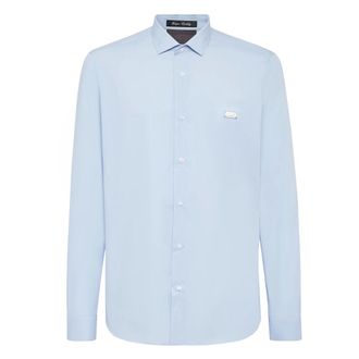 Philipp Plein Homme, Chemises, Bleu, Taille: 2XL Shirt Slim Fit