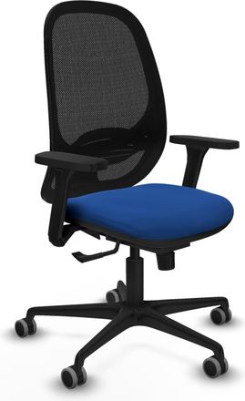 Piqueras y Crespo Cylinanco verstellbarer Stuhl mit 3D-Armlehnen, h&ouml;henverstellbare Lendenwirbelst&uuml;tze, ausgestattet mit 3 Positionen und Schneideschaum, mit Rollen von