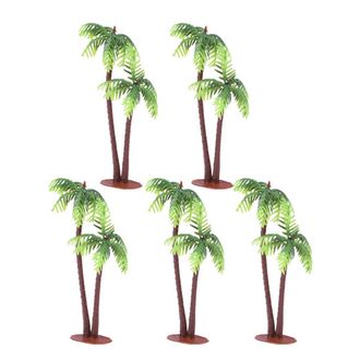 BESPORTBLE Kunststoff Coconut Palm Baum Miniatur Pflanze Kunststoff Cocount Kuchen Dekoration Topper T&ouml;pfe Bonsai Handwerk Micro Landschaft DIY 1 Pcs