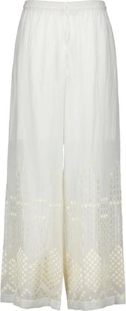 Greek Archaic Kori Femme, Pantalons, Blanc, Taille: 36 FR Pantalons 4081083