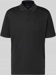 Bugatti Regular Fit Poloshirt mit Brusttasche und Label-Stitching