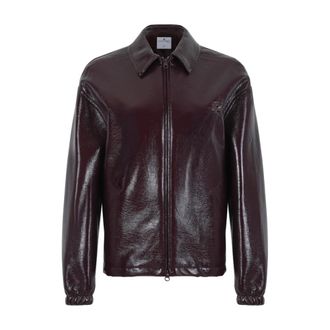 Courr&egrave;ges Beschichtete Lederjacke - - Jackets - Damen - Braun - XS