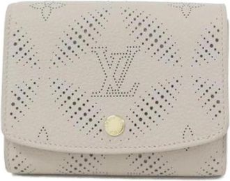 Louis Vuitton Pre-owned Cuir petite-maroquinerie - Femme - Pre-owned - Beige - Taille: ONE Size